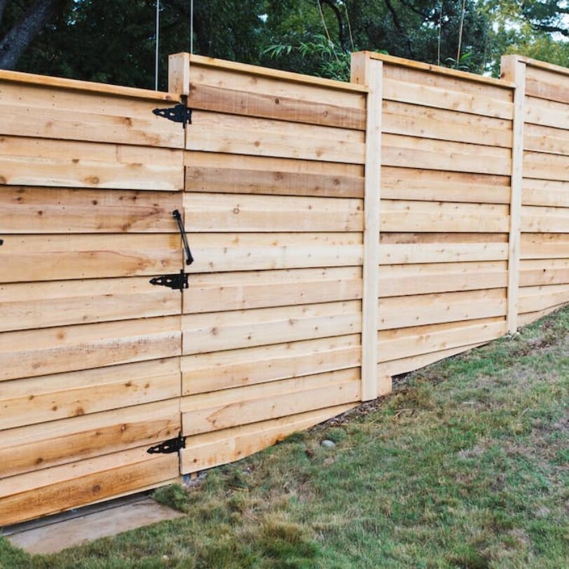 Horizontal Privacy Fence Designs A Panel Kit To Build A Tall Privacy